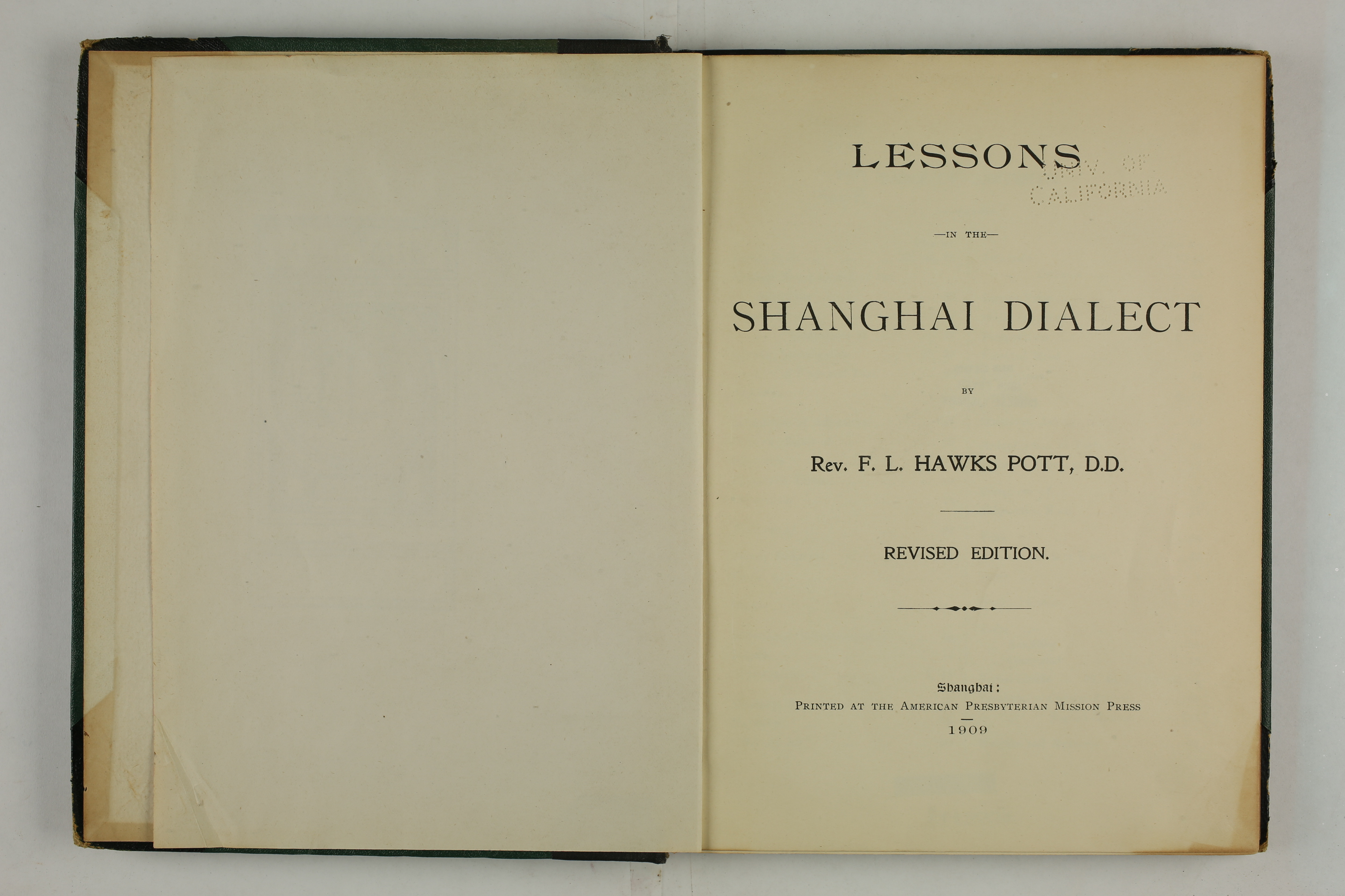 Lessons in the Shanghai dialect